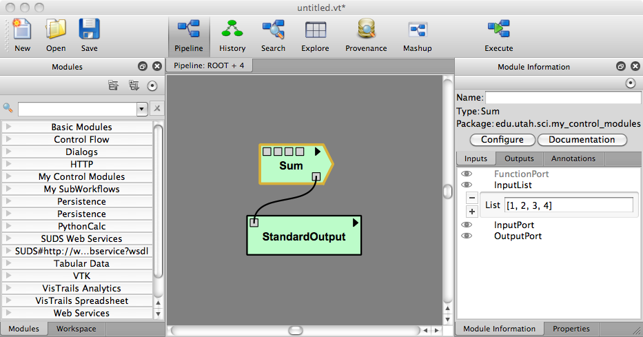 Creating A Control Flow Loop Module — Vistrails 215 Documentation